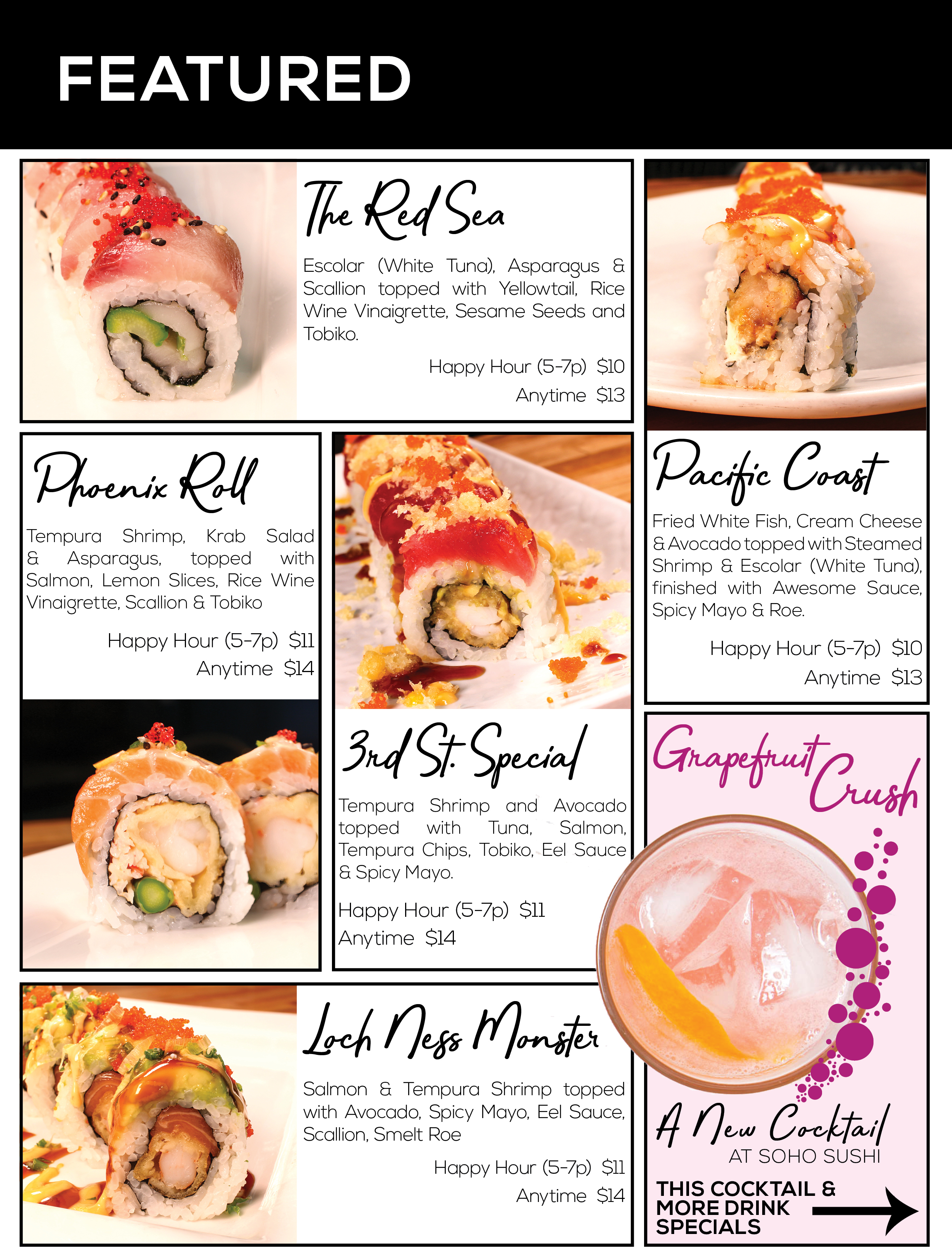 Welcome | SoHo Sushi